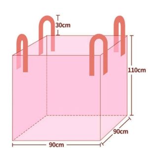 Dimensi jumbo bag - ukuran Jumbo Bag dari 500kg sampai 2ton